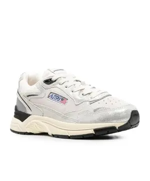 AUTRY Hyperway Panelled Leather Sneakers - White