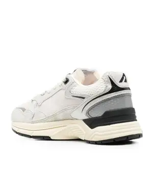 AUTRY Hyperway Panelled Leather Sneakers - White