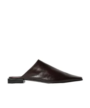ALOHAS Flat Mules - Black