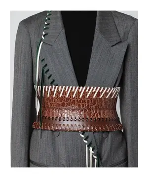 Dries Van Noten Lace-up Belt