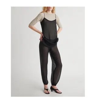 Paloma Wool Transparent Gathered Cuff Pants