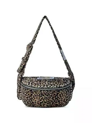 GALLERY DEPT. Studded Leopard-print Belt Bag