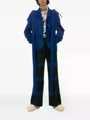 WALTER VAN BEIRENDONCK Alien Boxy Deconstructed Blazer