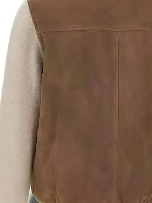 VOLFAGLI FIRENZE Arena Shearling-collar Leather Jacket