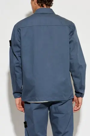 Stone Island Jacket With Logo Patch
