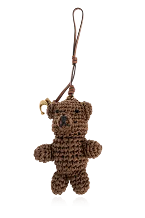 COACH Bear-shaped Keychain - Brown