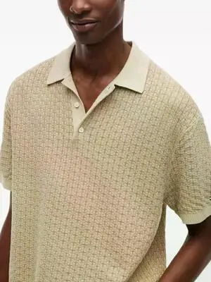 Tommy Hilfiger Basket-weave Polo Shirt