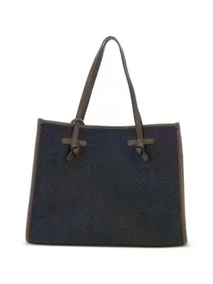 MARCELLA CLUB Large Herringbone Tote Bag