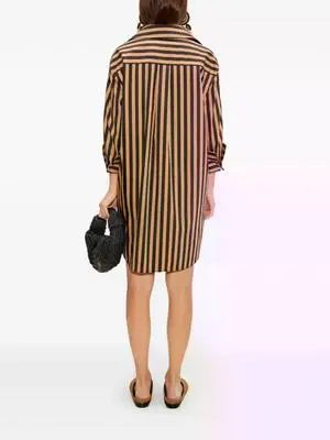 SIMONMILLER Kena Striped Mini Shirt Dress