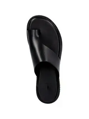 BILLI BI Asymmetric Toe Strap Leather Sandals