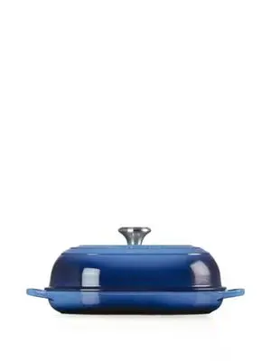LE CREUSET Oval-shaped Lidded Casserole Dish - Blue