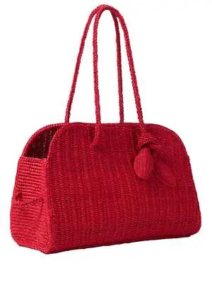 Jacquemus Le Turismo Raffia Handheld Bag