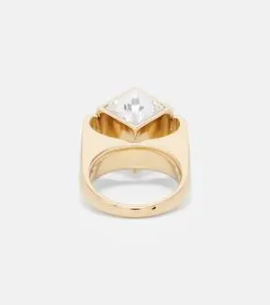 JIMMY CHOO Embellished Crystal Ring