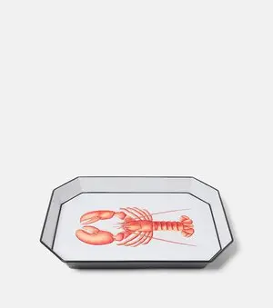 LES-OTTOMANS Lacquered Tray - Multicoloured