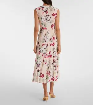 Ulla Johnson Elowen Floral Silk Midi Dress