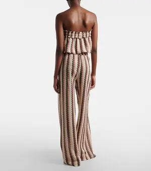 Melissa Odabash Viv Striped Jumpsuit