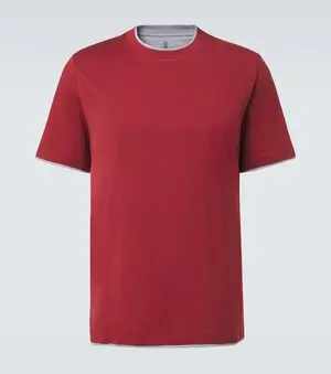 Brunello Cucinelli Cotton Jersey T-shirt - Red