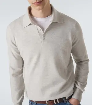 Brunello Cucinelli Cashmere Polo Sweater