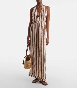 Melissa Odabash Mariah Knitted Maxi Dress