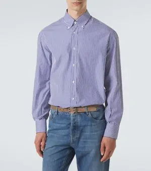 Brunello Cucinelli Striped Cotton Shirt