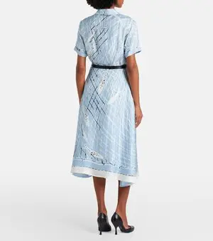 Altuzarra Kiera Printed Silk Shirt Dress
