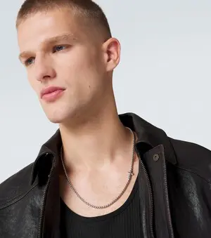 David Yurman Cross Station Sterling Necklace