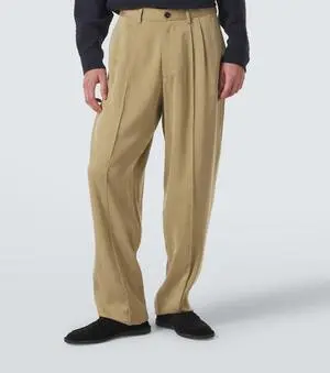 Giorgio Armani Pleated Wide-leg Trousers