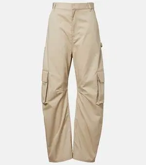 Balenciaga Cotton Cargo Pants - Beige