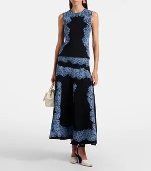 Ulla Johnson Aylin Knitted Jacquard Tank Top - Blue