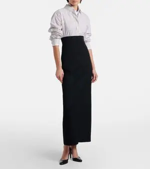 THE ROW Ornella D'orsay Leather Pumps - Black