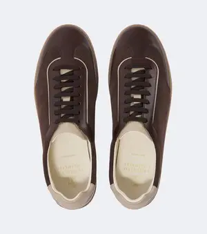 Brunello Cucinelli Suede Lace-up Sneakers - Brown