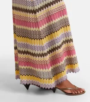 Faithfull The Brand Lamé Maxi Skirt