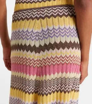Faithfull The Brand Lamé Maxi Skirt