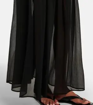 ERES Silk Chiffon Maxi Skirt