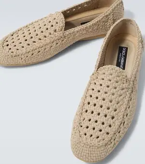 Dolce & Gabbana Woven Loafers