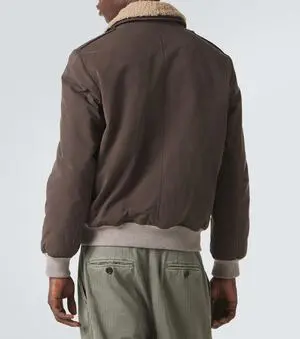 Brunello Cucinelli Shearling-trimmed Blouson Jacket