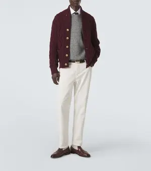 Brunello Cucinelli Alpaca, Cashmere, And Wool-blend Crewneck Sweater