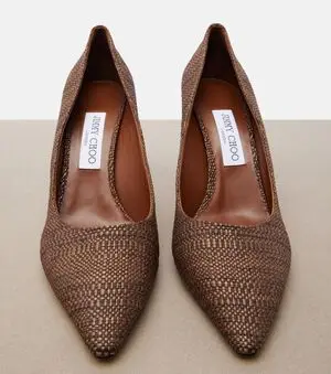 JIMMY CHOO Romy Woven Pumps