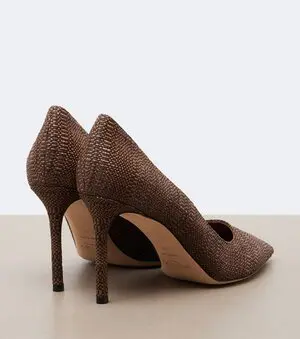 JIMMY CHOO Romy Woven Pumps