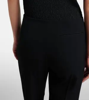 THE ROW Wool Cady Flared Trousers