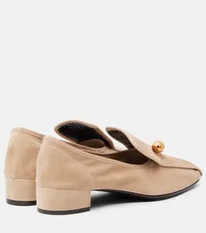 HERBERT LEVINE Showtime Suede Loafer Pumps