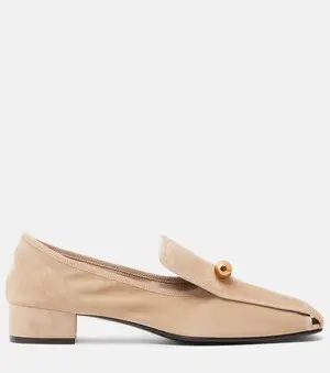 HERBERT LEVINE Showtime Suede Loafer Pumps