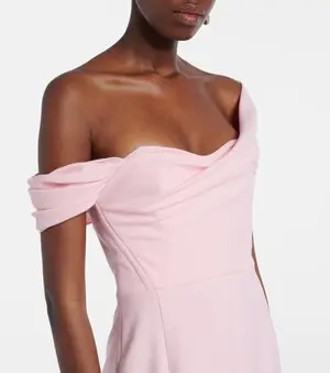 Carolina Herrera Sofia Crêpe Bustier Gown