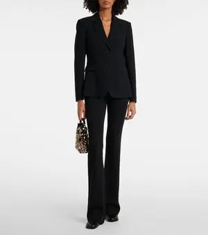 Altuzarra Fenice Blazer In Titan Melange - Black