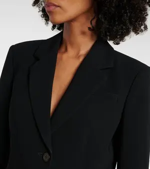 Altuzarra Fenice Blazer In Titan Melange - Black
