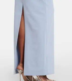 Solace London Gracie One-shoulder Gown - Blue