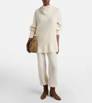 HERBERT LEVINE Shearling-trimmed Suede Ankle Boots