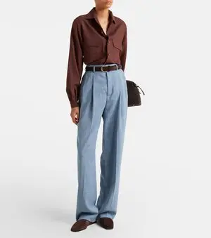 JIMMY CHOO Eliot Suede Loafers - Brown
