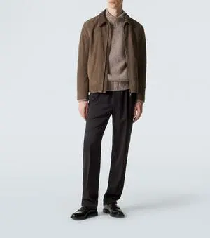 Brioni Asolo Wool Pants - Brown