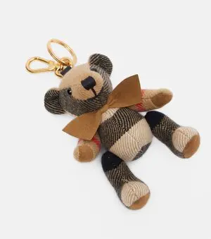 Burberry Thomas Bear Charm In Archive Beige - Brown
